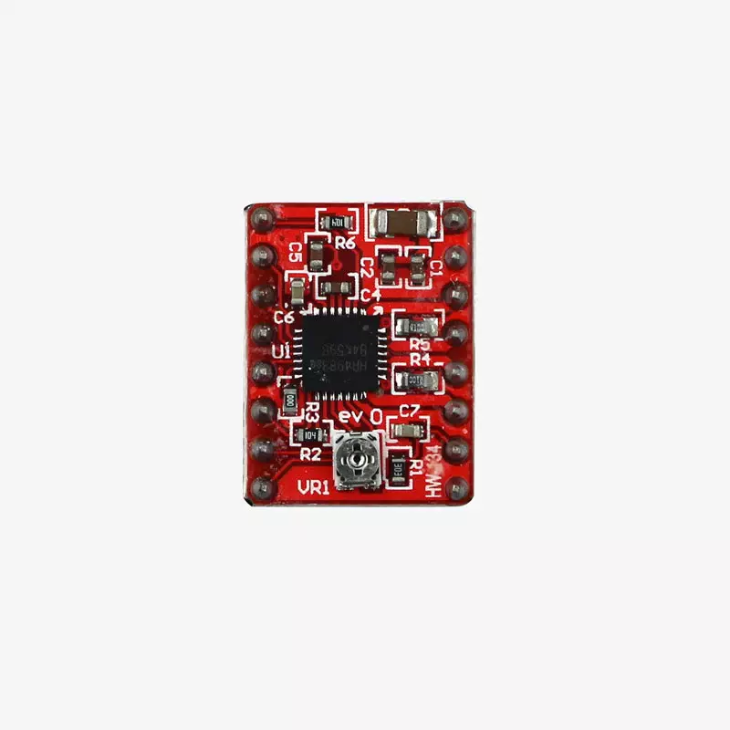 A4988 Stepper Motor Driver Module with Heatsink (1/16 Microstepping)