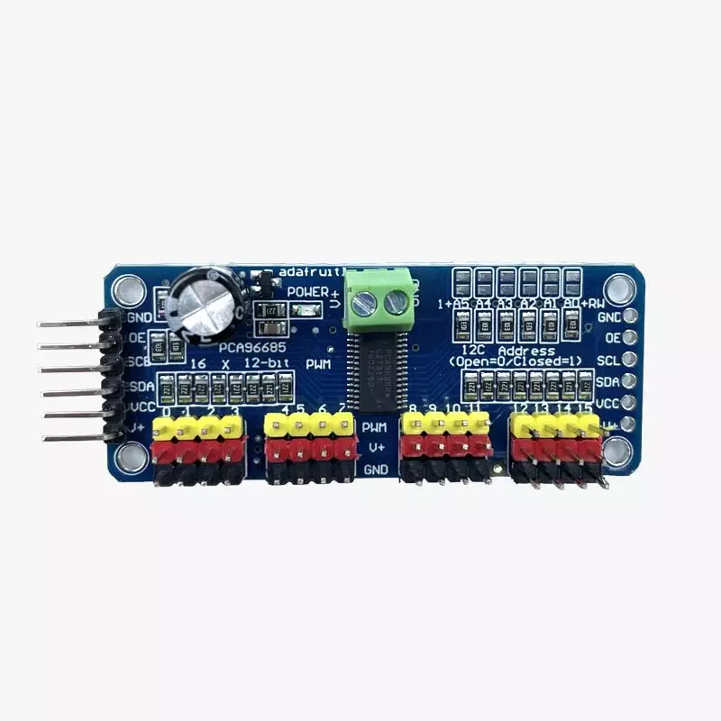 PCA9685 16-Channel 12-Bit PWM Servo Driver for Arduino & Raspberry Pi ...